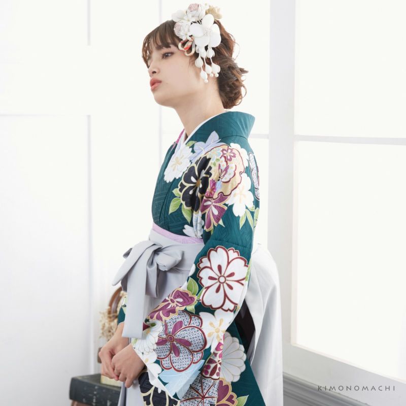 Prices down2】髪飾り コームとUピン 2点セット 「象牙色 (No.50591白